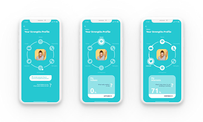 Build app landing page website design, mobile app website design by ...