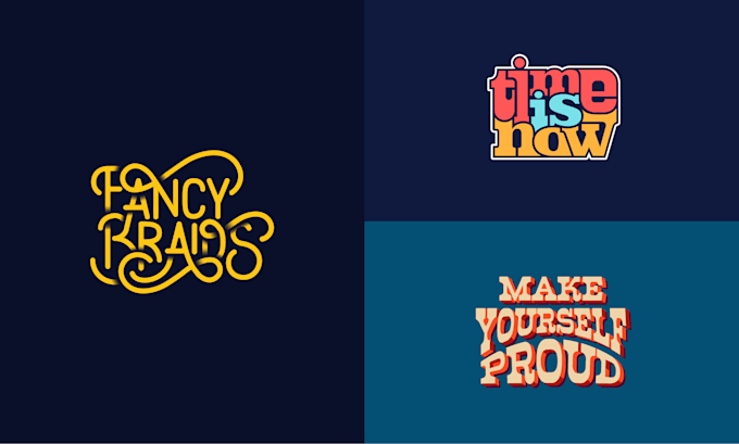 Design your creative typography logo by Thedesignaffair | Fiverr