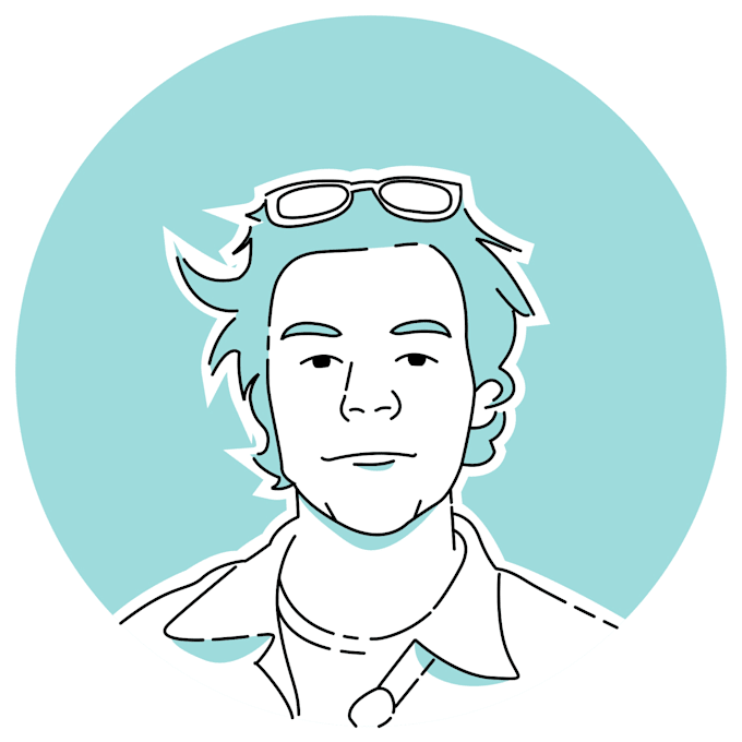 Make simple avatar illustration by Luthfiabbas | Fiverr