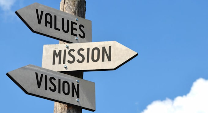 Write a compelling mission and vision statement, about us by ...