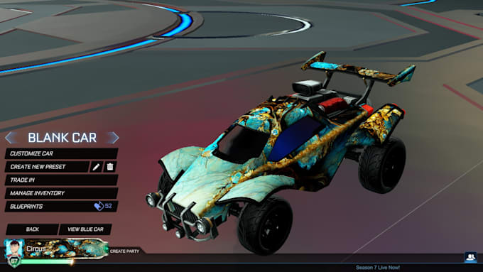 Send you any rocket league decal from my portfolio by Cirqua | Fiverr
