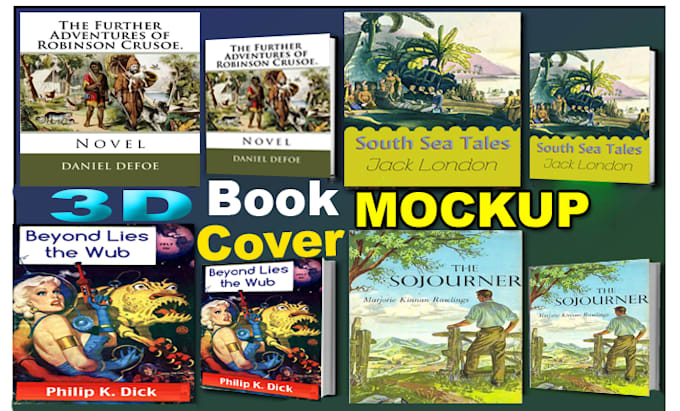 Convert 2d book cover into 3d or ebook cover mockup by Frelancer125 ...