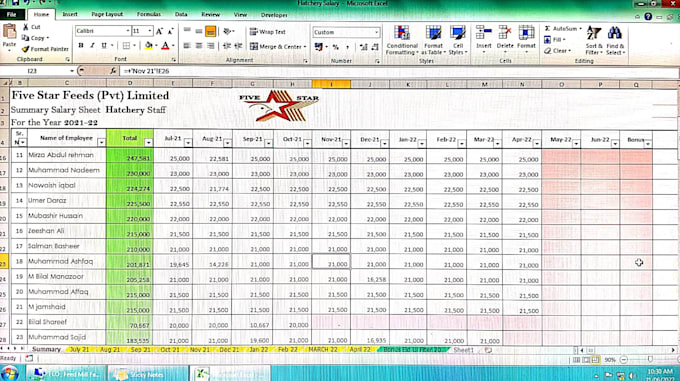 Do excel data entry , excel spreadsheet , virtual assistant by ...