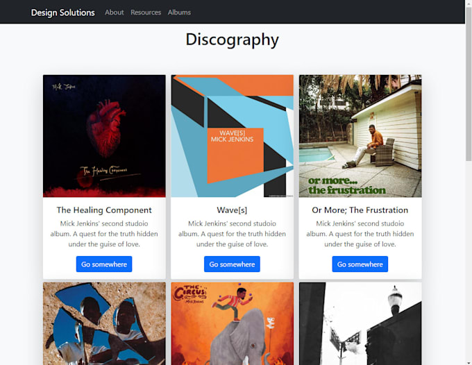 Create a static webpage by Kbteejay | Fiverr