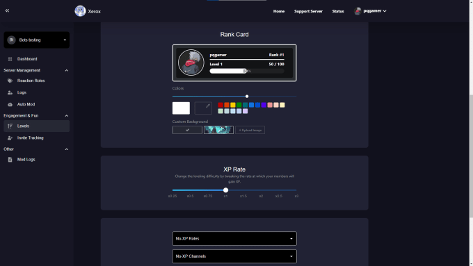 Make You Custom Discord Bot Dashboard For Discordjs Bot By Pqgamer Fiverr