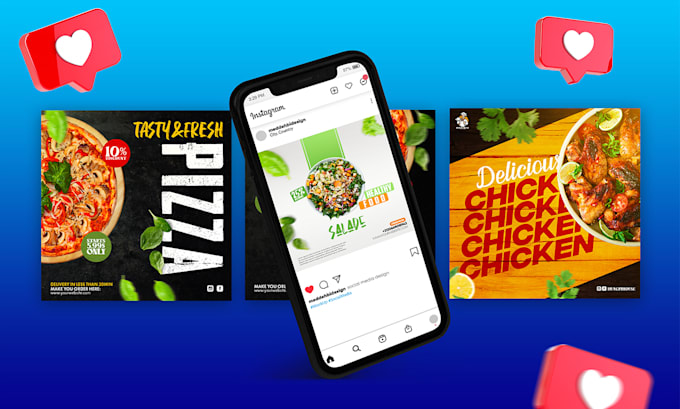 Create professional social media post instagram post by Meddehbi | Fiverr