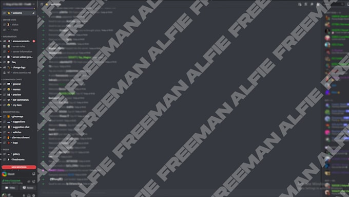 Construct a fully functional discord server by Curseuk | Fiverr