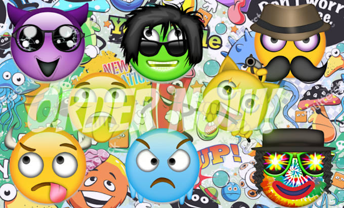 Create 10 custom emojis in 5 hr fast delivery by Oshasachi | Fiverr
