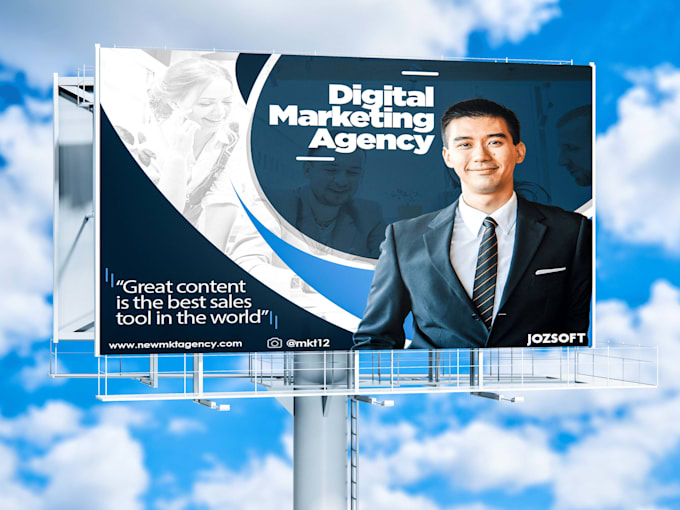 Design eye catching billboard design within 24 hours by Jozsoft | Fiverr