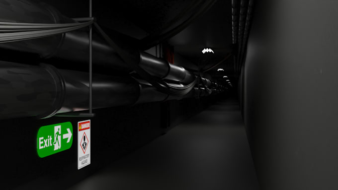 Design, model and render a backroom or liminal space by Chwamm | Fiverr