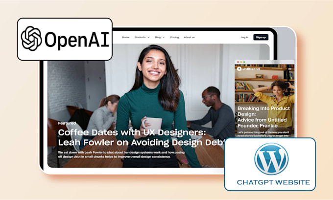 Build chatgpt wordpress website with openai api, chatbot, chatgpt api, gpt3 ai by Nft_dev8 | Fiverr