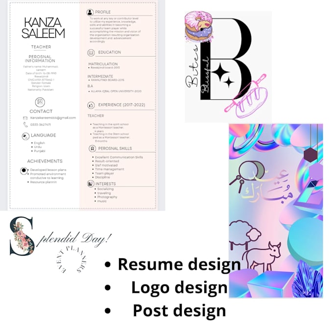 Be the creative logo poster and flyer designer by Nida_siddique99 | Fiverr