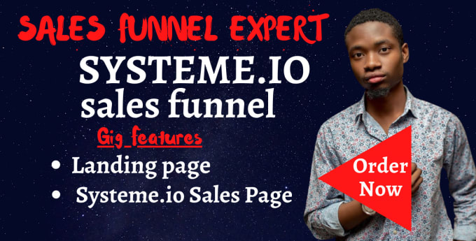 Create systeme io landing page, sales funnel, sales page, in systeme io ...