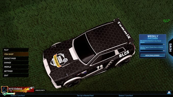 Create a custom rl decal for you by Vensqx | Fiverr