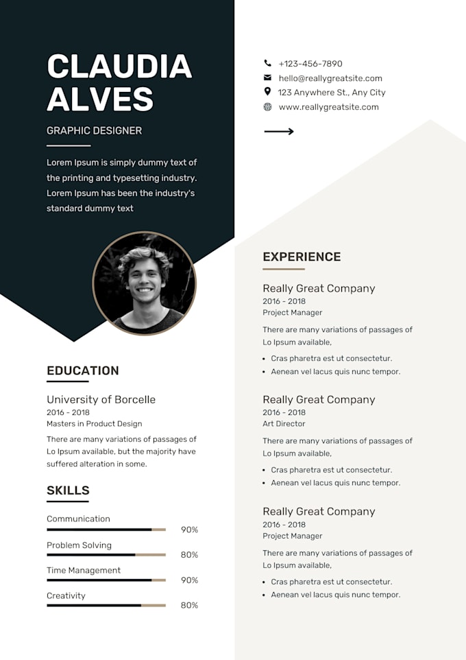 Make professional resume writing by Chhassanakram | Fiverr