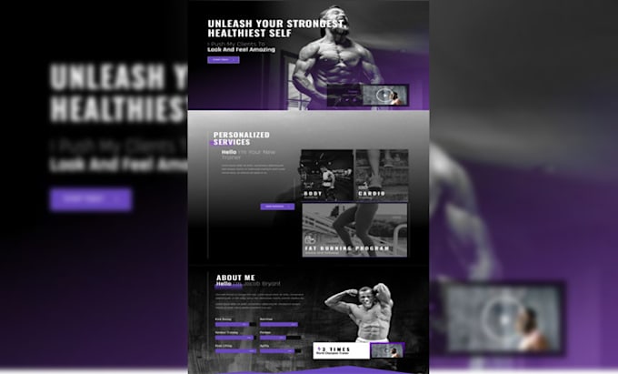 Create modern personal portfolio website or business website by ...