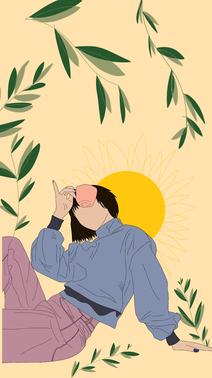 Draw any line art by Tahsinenam | Fiverr