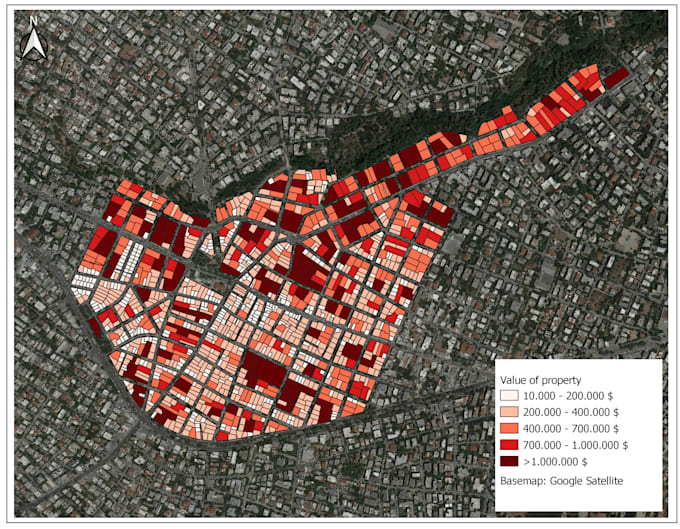 Do your gis maps, data analysis and visualization by Manolischp | Fiverr