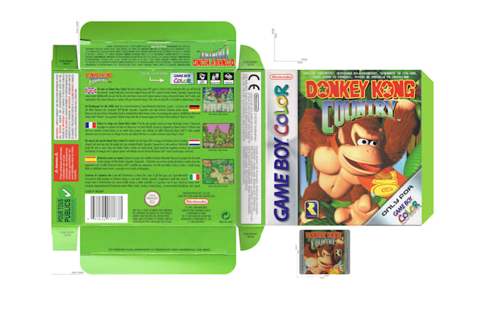 Design a gameboy color game cover by Marlontabacco | Fiverr