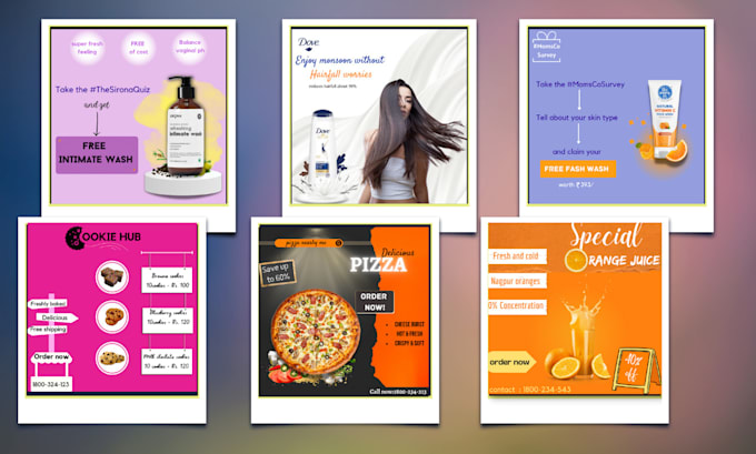 Design theme based brand logo, social media posts, banner ads by ...