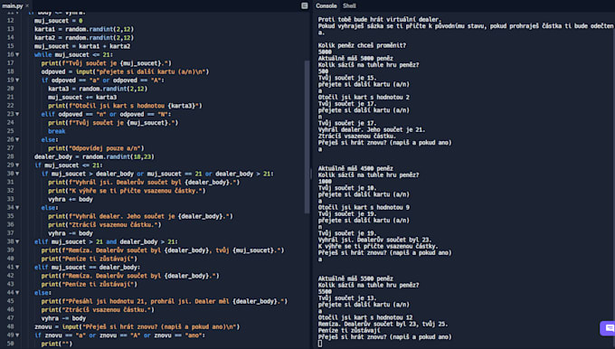 Make Simple Text Based Python Game By Ondrejstejskal1 Fiverr