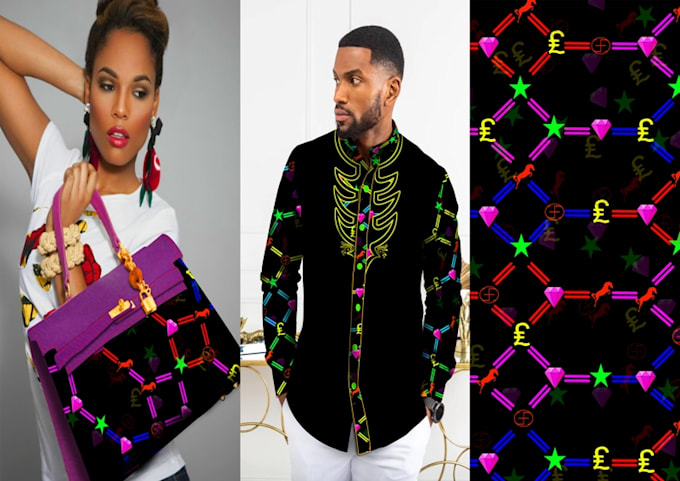 Design a unique high end fashion brand pattern by Kaynoxmedia | Fiverr