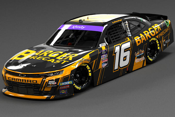 Design a nascar xfinity series livery by Colorteal552 | Fiverr