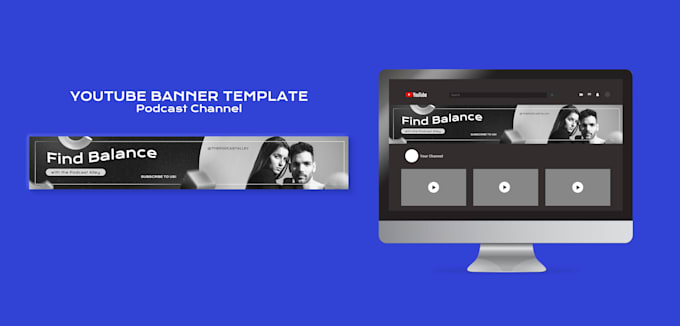 Design and creat an channel art youtube banner by Kscco00 | Fiverr