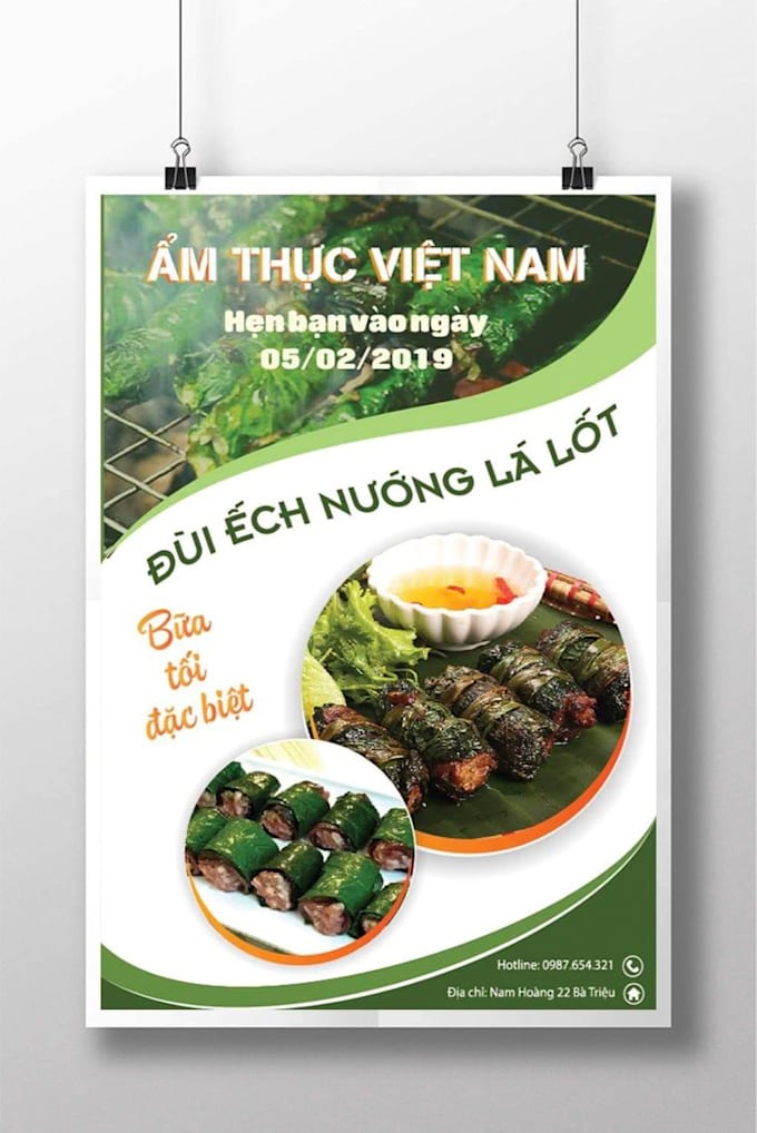Expert in designing food posters by Cuongbranding | Fiverr