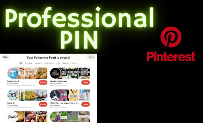 Optimize and design custom pins for pinterest by Junaid_jadoon2 | Fiverr