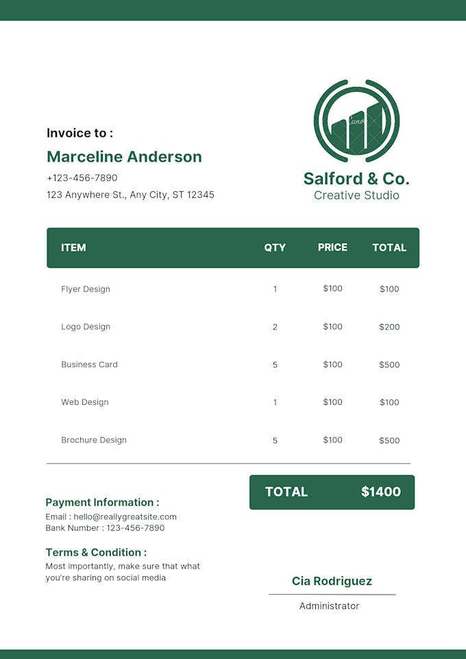 Create colourful 3d invoices for business by Ahmed3423 | Fiverr