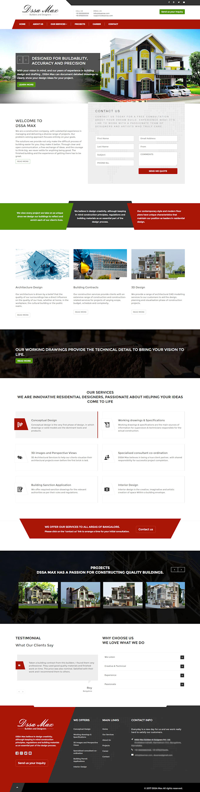 Design, redesign, develop websites with html css by Syam_sasankan | Fiverr
