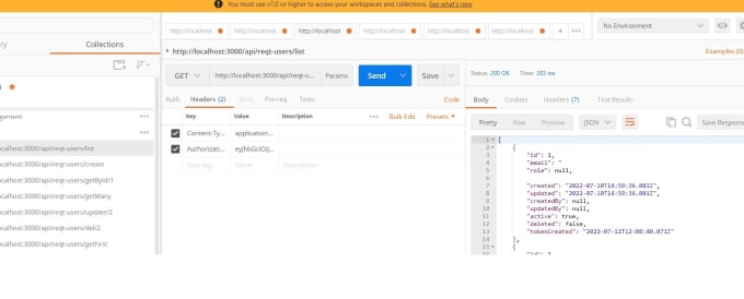 Develop rest api in python, node, dot net, prisma postgresql jest jwt ...
