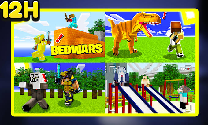 Make the best minecraft 2d thumbnail in 12 hours by Cyrus345 | Fiverr