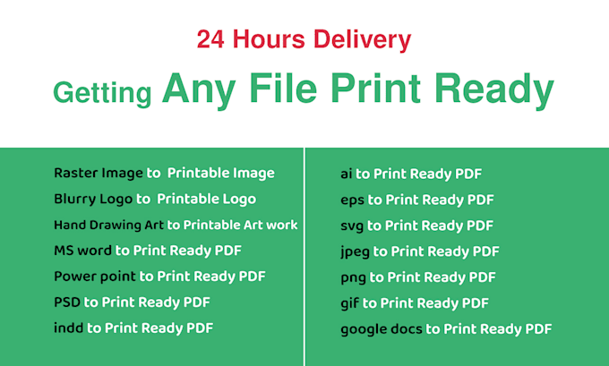 Make your file print ready by Assadullaha | Fiverr