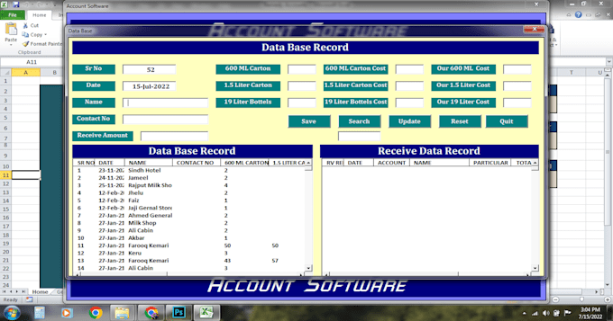 Create custom excel userform using vba by Zeeshankamran | Fiverr