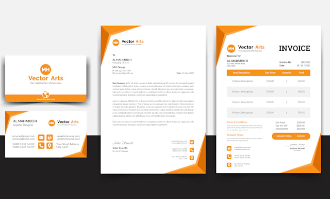 Design invoice, letterhead, quotation, proforma, receipt by ...