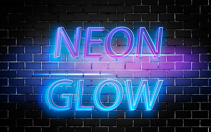 Create neon logo designs and signs by Alyshan_design | Fiverr