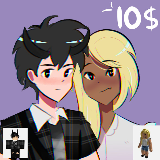 Draw your roblox, portrait or other avatar by Shauqy_m | Fiverr