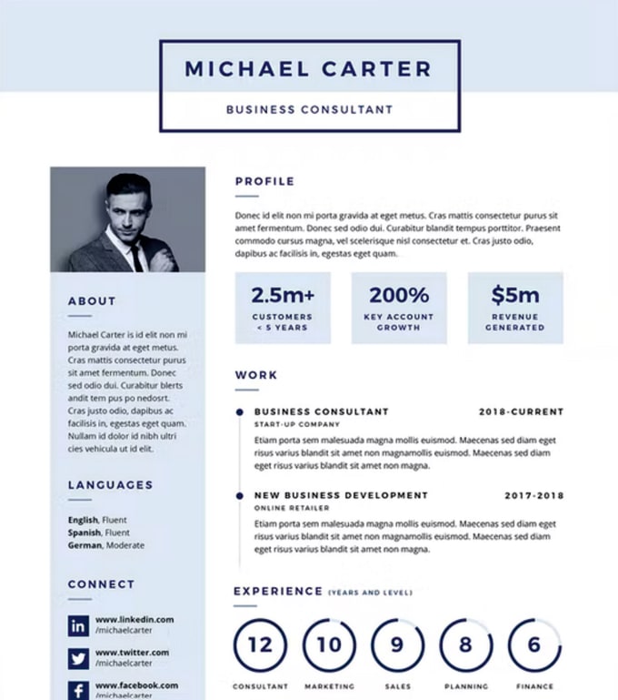 Desing eye catching resume template, job winning cv by Brkbilgi | Fiverr Desing eye catching resume template, job winning cv by Brkbilgi | Fiverr