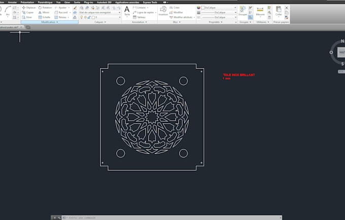 Do sheet metal 3d model, 2d drawing dxf for laser cutting and technical ...