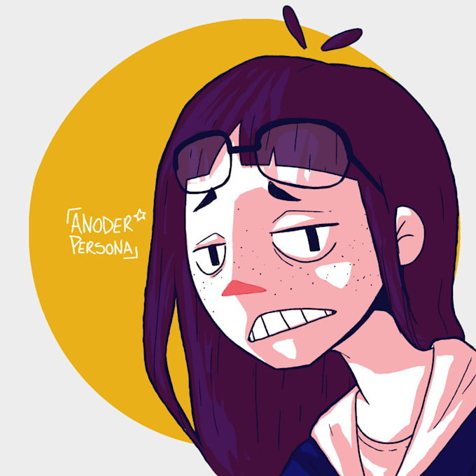 Draw you a super cool cartoon pfp by Anoderpersona | Fiverr