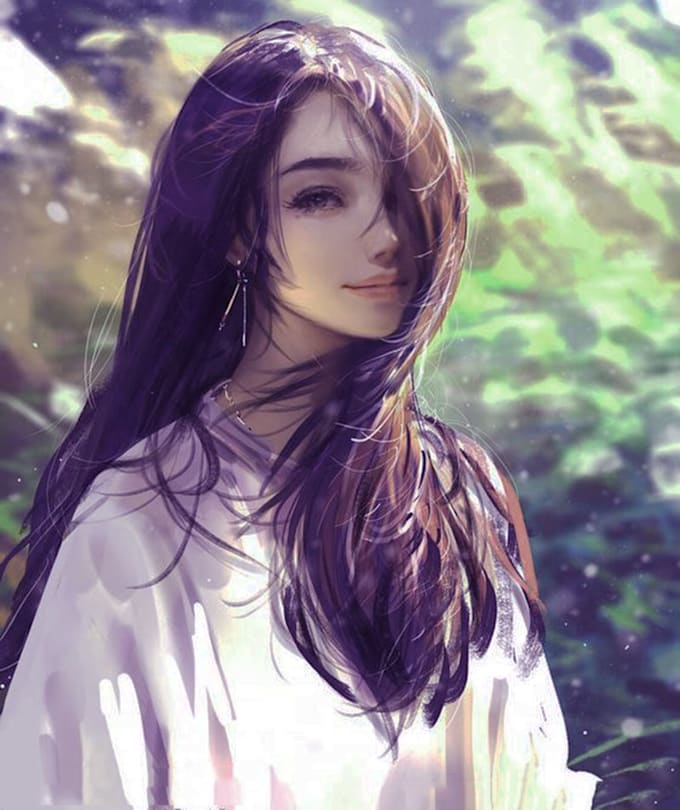 Draw an anime styled portrait by Petrocie | Fiverr