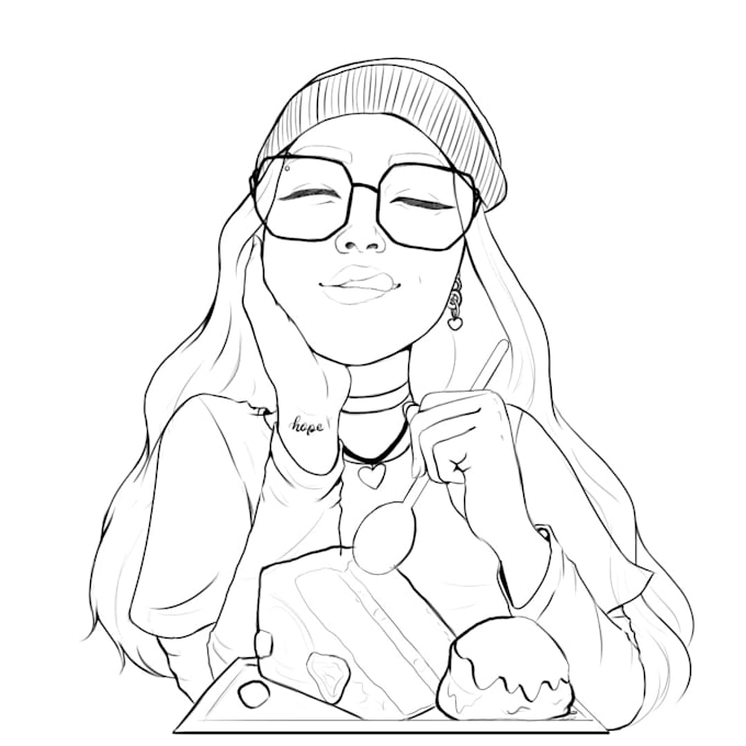 Draw a cartoonized portrait by Burnsmalu | Fiverr