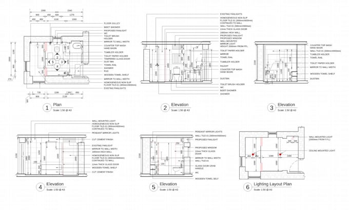Do autocad drawings detailing and editing existing autocad files by Tr ...