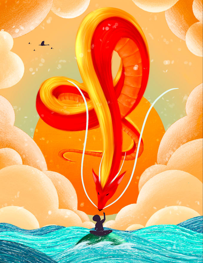 Create a custom illustration using your ideas by Bainsk | Fiverr