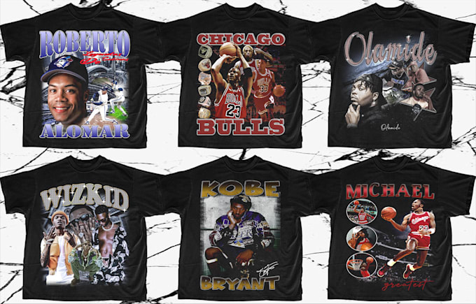 Design a crazy vintage 90s bootleg rap t shirt by Redaam05 | Fiverr