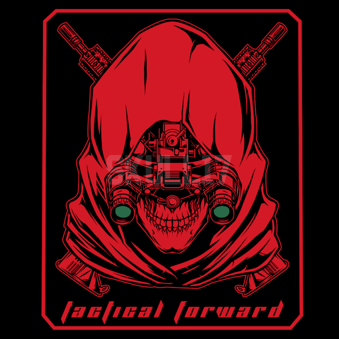 Design illustration tactical reaper by Skull_17 | Fiverr