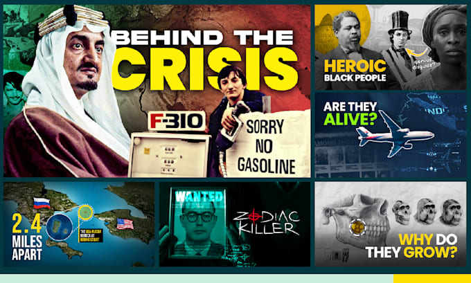 Design amazing documentary youtube thumbnail in a day by Kognitivid ...