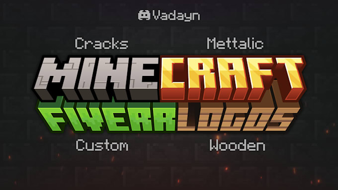 Design you a minecraft logo by Vadayn | Fiverr